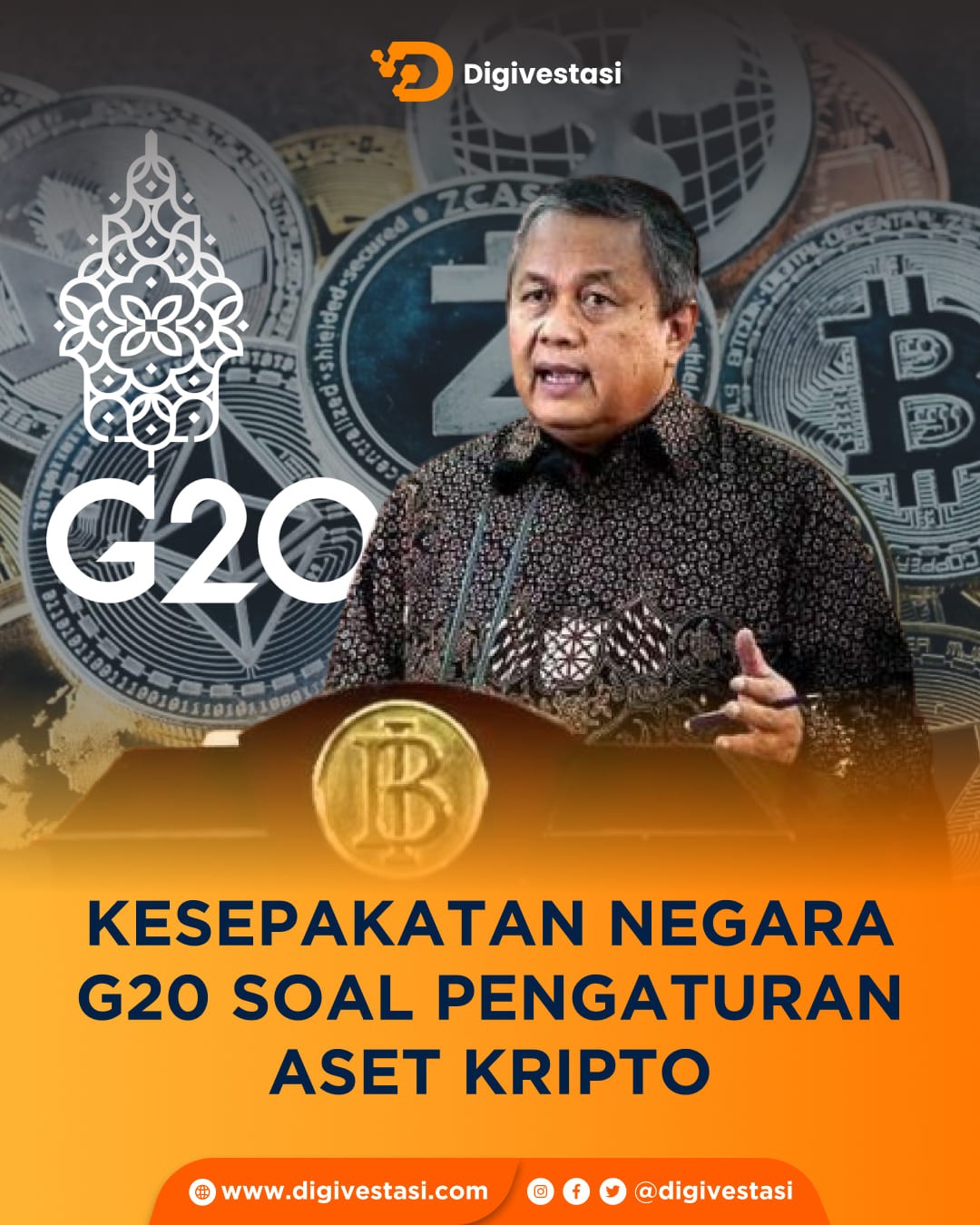 Kesepakatan Negara G20 Soal Pengaturan Aset Kripto - Digivestasi