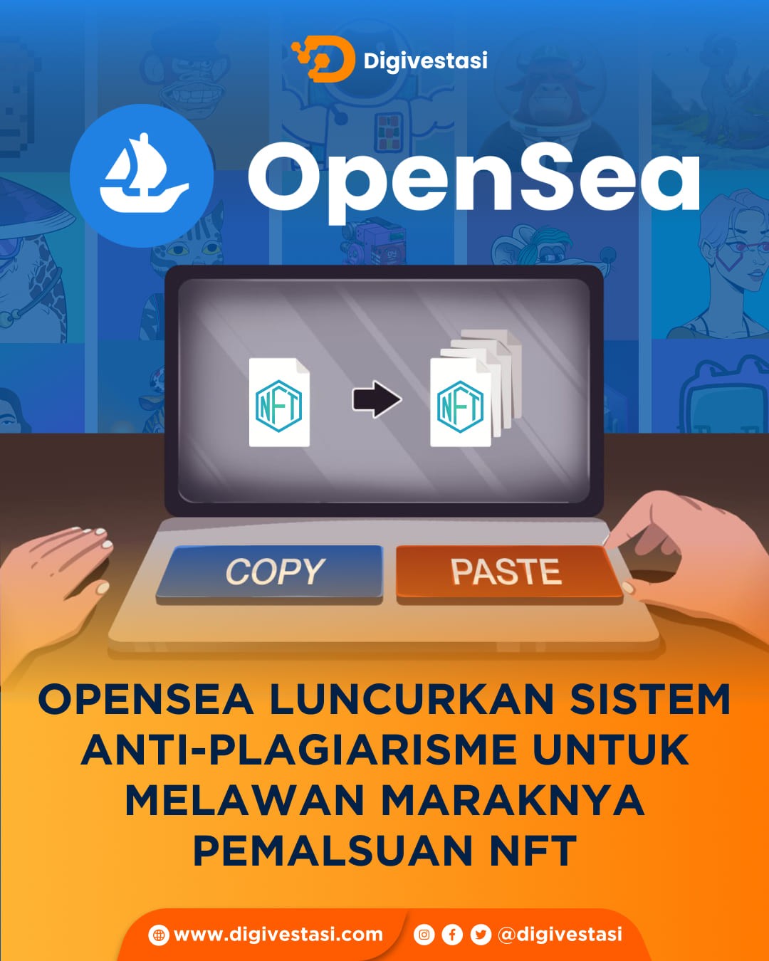 Opensea Luncurkan Sistem Anti-Plagiarisme Untuk Melawan Maraknya Pemalsuan NFT - Digivestasi